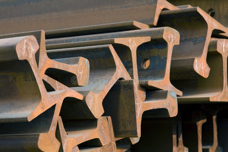 Steel Beams stock image. Image of metal, industry, material - 17824243