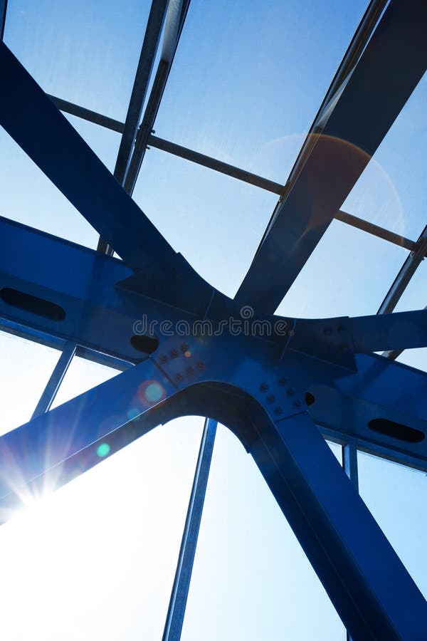 Steel beams stock image. Image of architecture, develop - 34575599