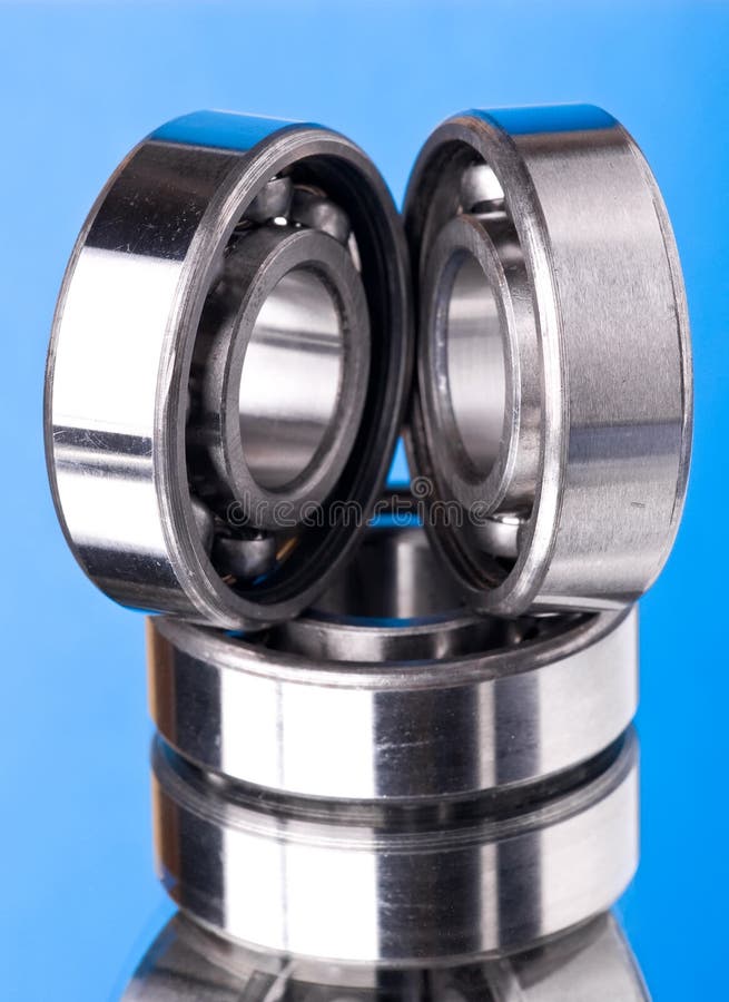 The steel bearing stock image. Image of mechanics, drive - 10500267