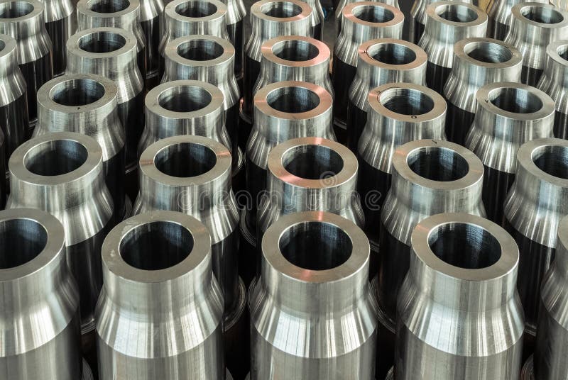 Steel Blanks for Drill Pipe Stock Image - Image of processing, pipe ...