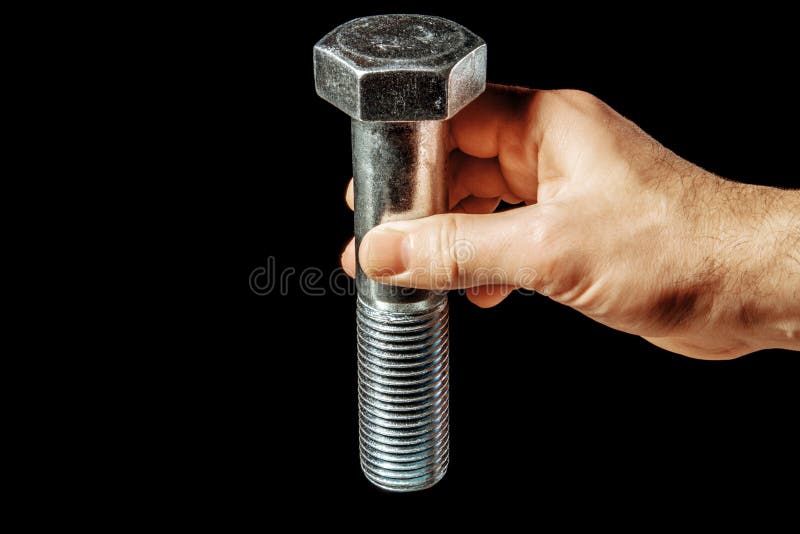 Steel bolt stock photo. Image of holds, cool, line, joint - 85636252