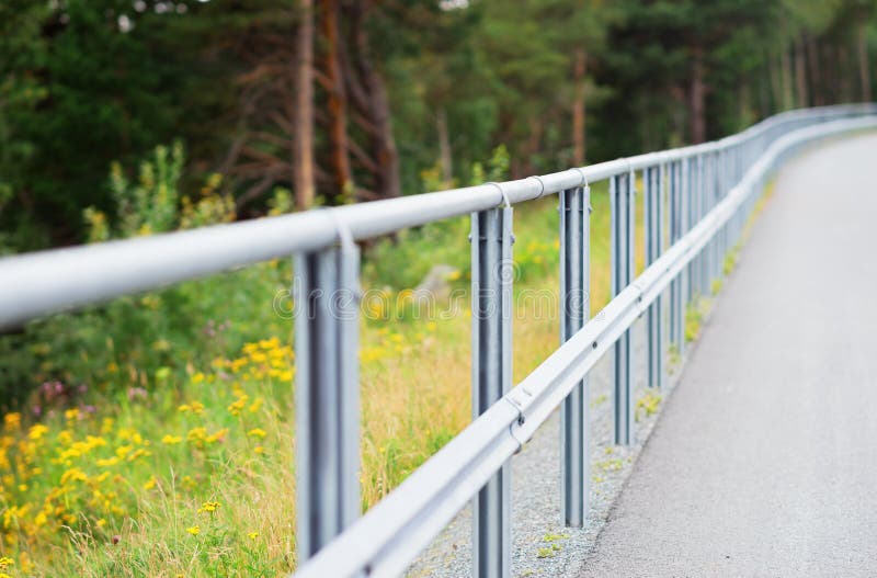 Steel Border Fence Background Stock Photo - Image of tromso, steel ...