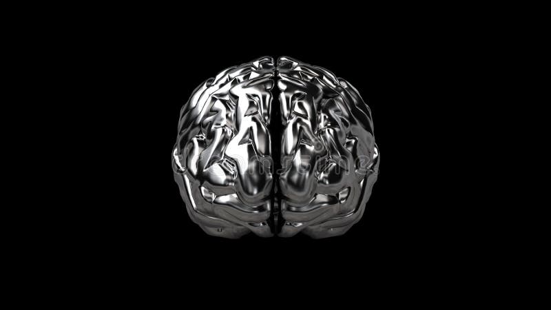 Steel brain. Iron Brain stock illustration. Illustration of mind ...