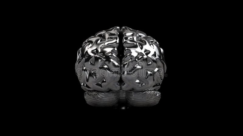 Steel brain. Iron Brain stock illustration. Illustration of isolated ...