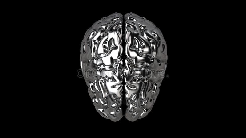 Steel brain. Iron Brain stock illustration. Illustration of mind ...