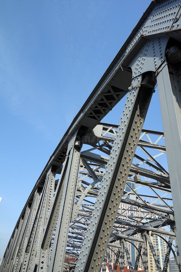 Steel bridge stock photo. Image of construct, industry - 28549736