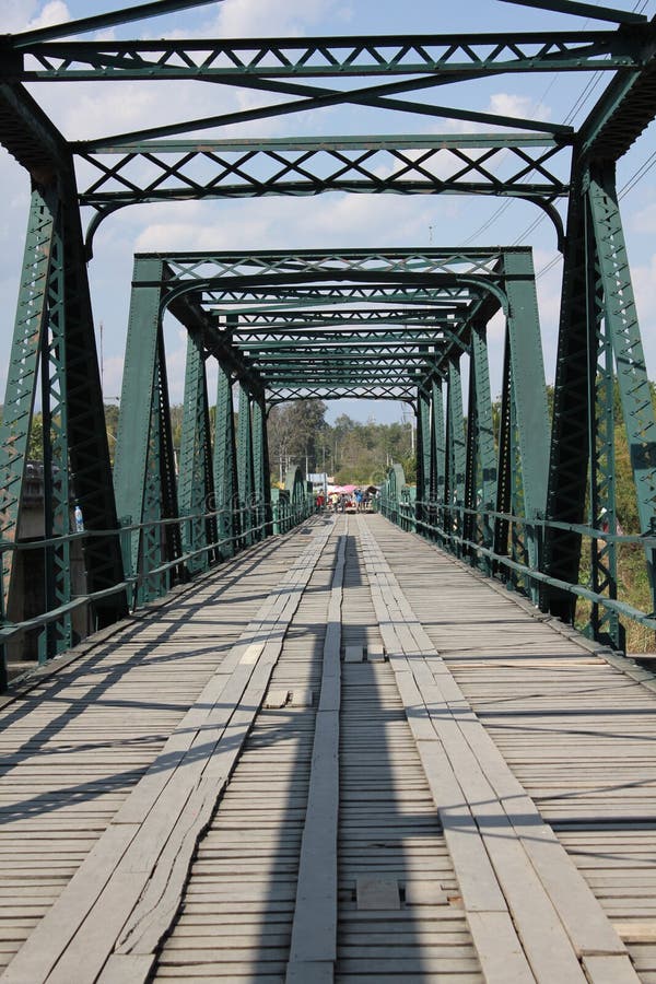Steel Bridge. stock image. Image of perspective, journey - 46331149