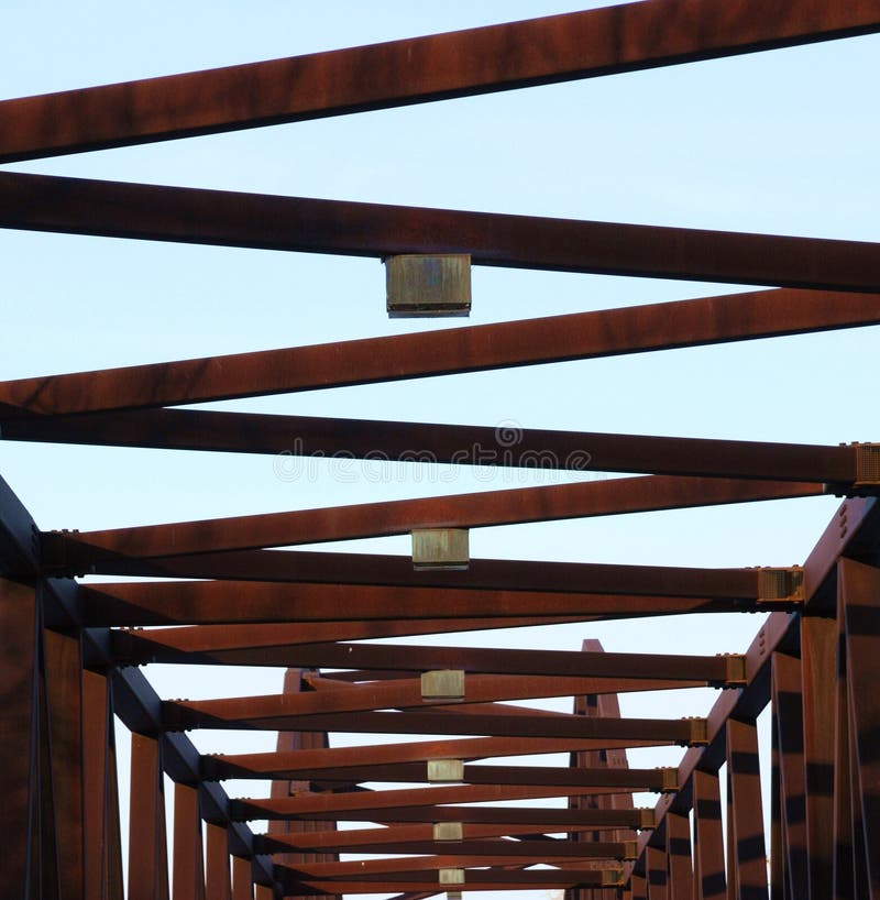 Steel bridge structure stock image. Image of solid, cityscape - 4815127