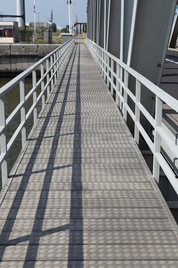 Steel bridge for walker stock photo. Image of bridge - 11130434