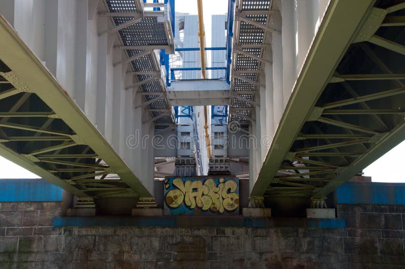 Steel Brige stock photo. Image of vehicle, railway, bridge - 45023686