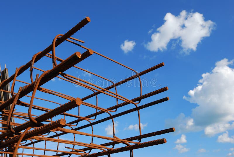 Steel building armature stock photo. Image of carcass - 19826394