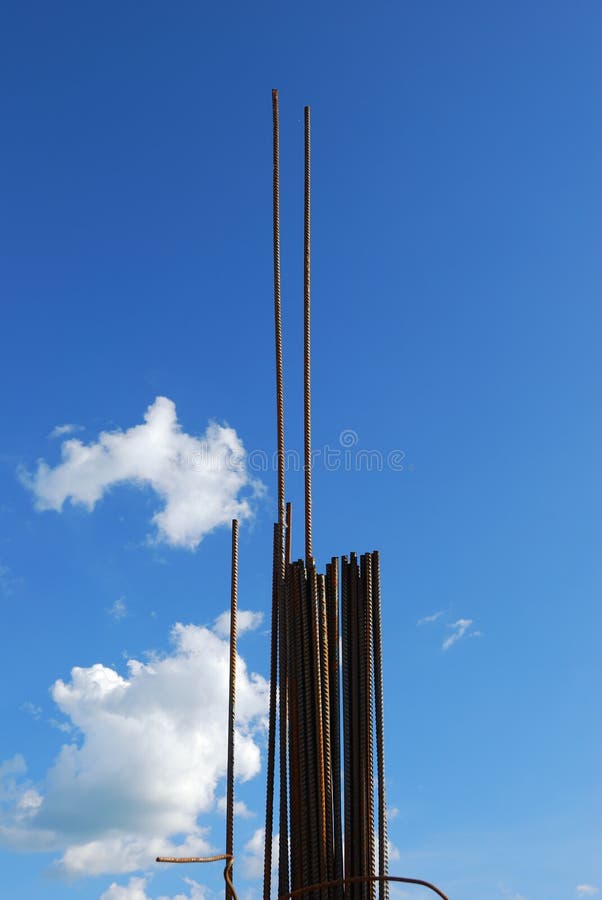 Steel building armature stock photo. Image of outdoors - 19826402