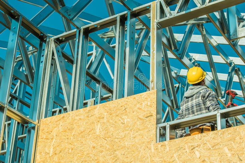 Skeleton Steel Building stock image. Image of skeleton - 155752247