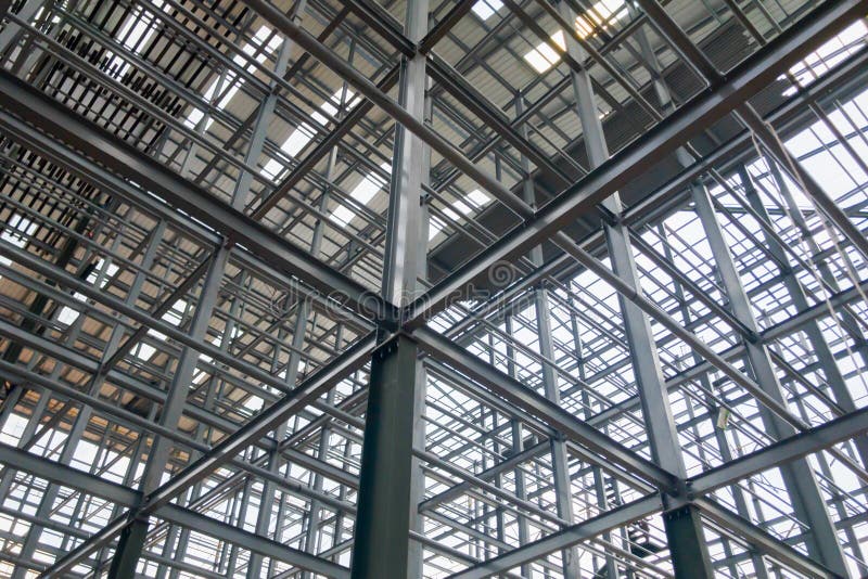 Steel Building Structures that are Strong and Stable Stock Image ...
