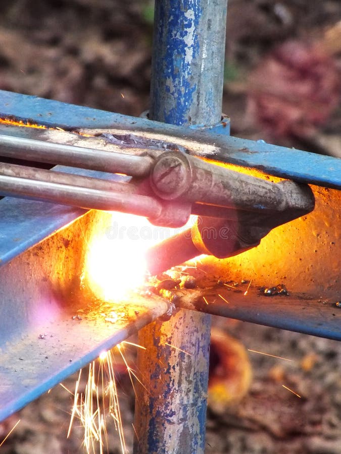 Steel burner stock image. Image of sparkle, tool, fire - 59723739