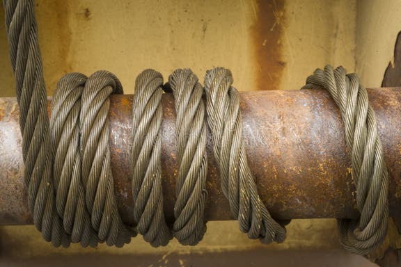 Rusted Steel Cable Tensioner Freight Railroad Car Stock Photo - Image ...