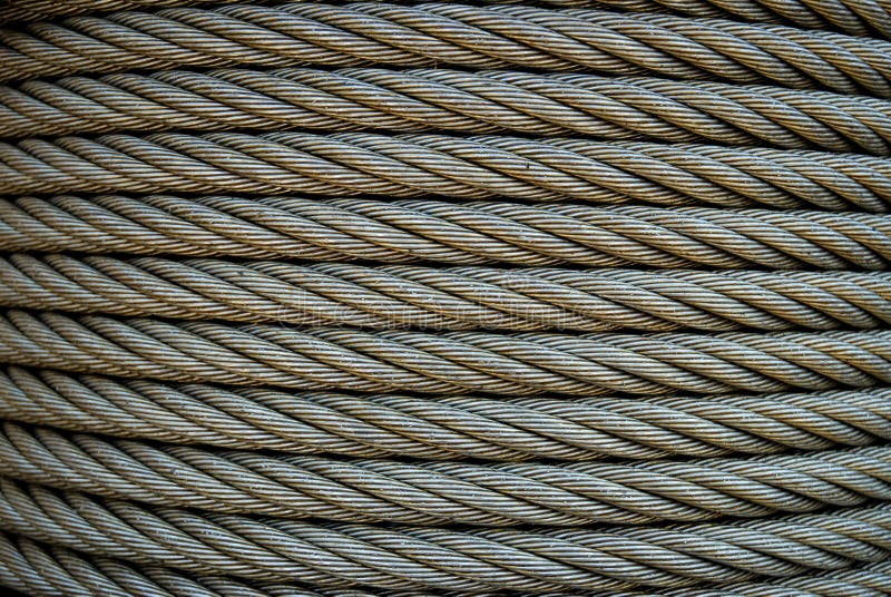 Steel Cable Isolated on White Stock Image - Image of steel, isolated ...