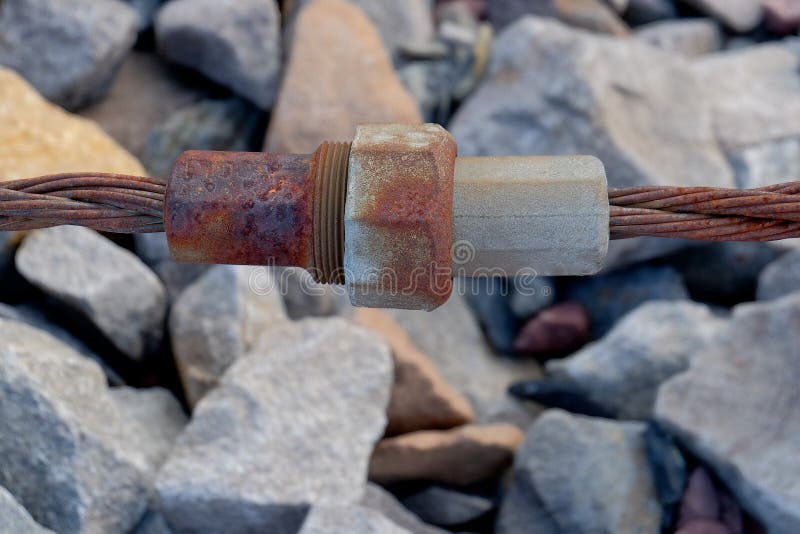 Steel Cable Connector stock photo. Image of industry - 53684276