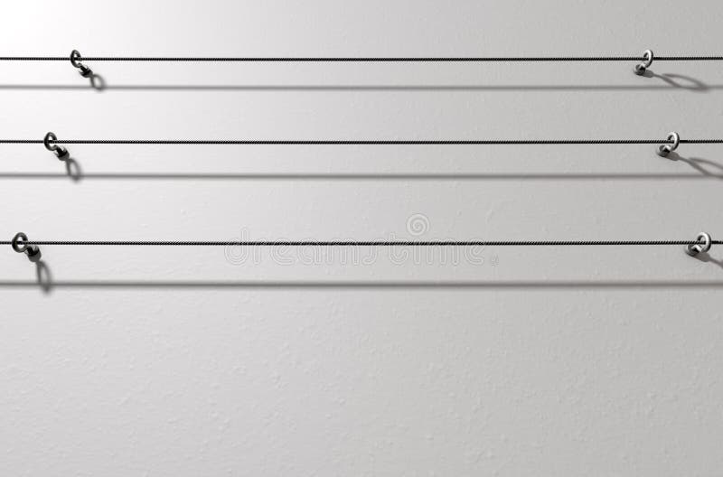 Steel Cable Display Wall stock image. Image of expo, organization ...