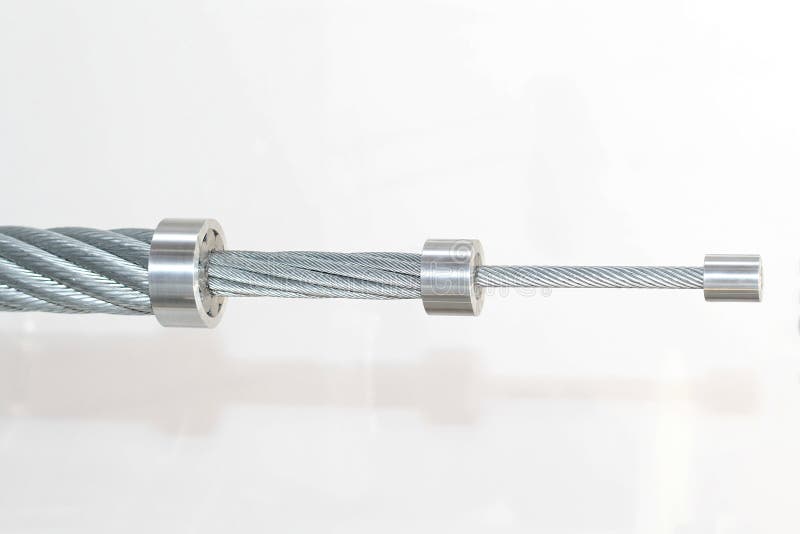 Steel cable stock image. Image of steel, strong, industrial - 34128895
