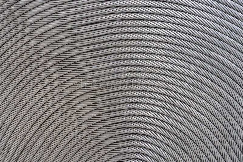 Steel Cables Background Close Up Stock Photo - Image of metallic ...