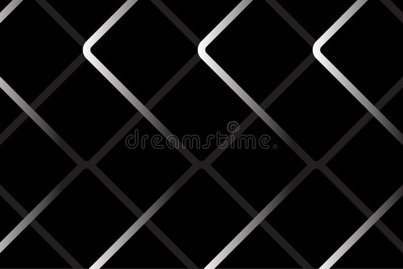 Steel Cage Abstract Vector on Black Background Stock Vector ...
