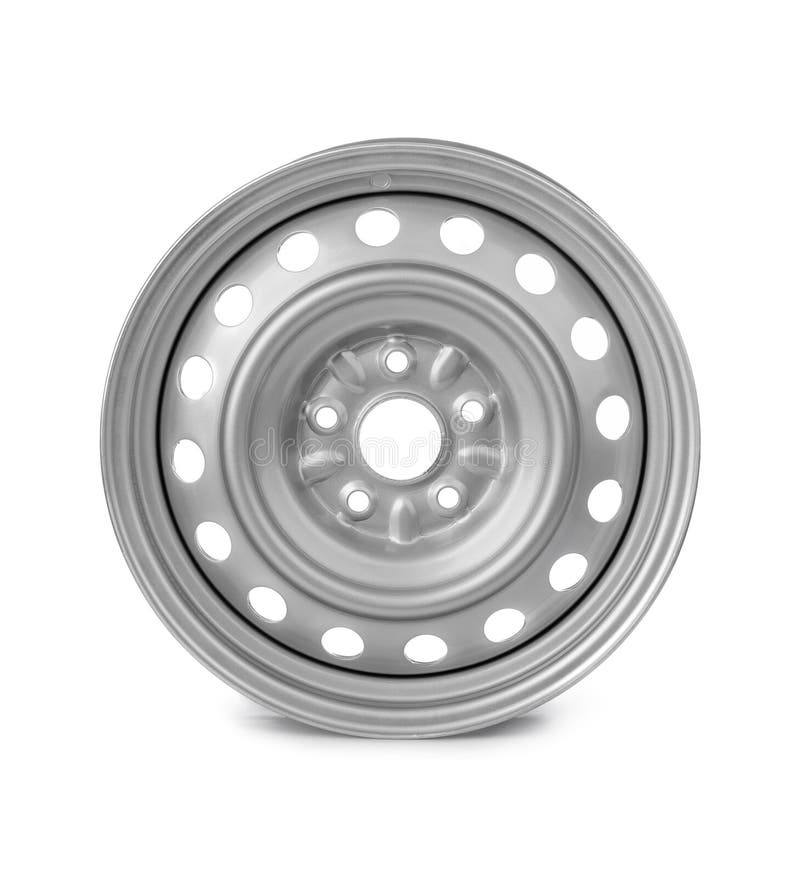 Steel car rims stock image. Image of round, isolated - 204802299