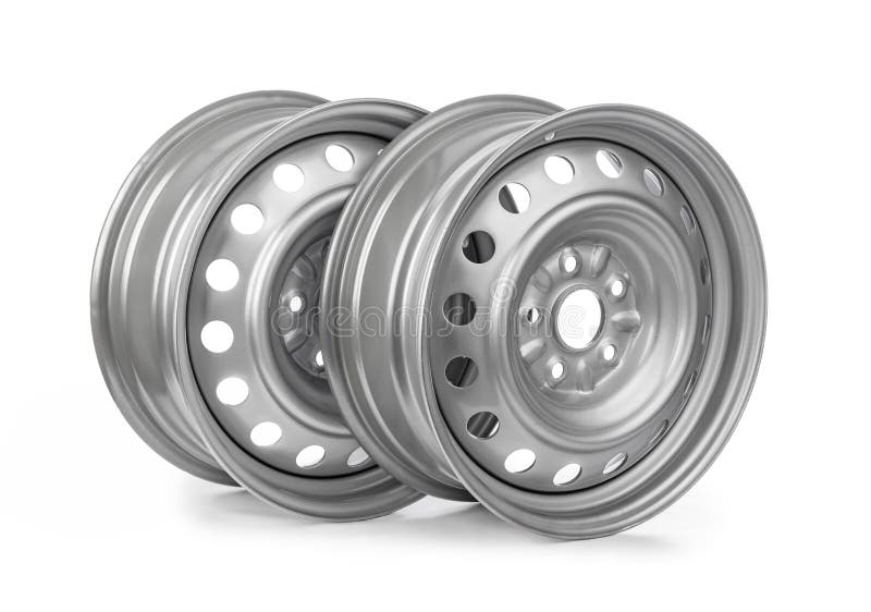 Steel car rims stock image. Image of service, aluminium - 204801413
