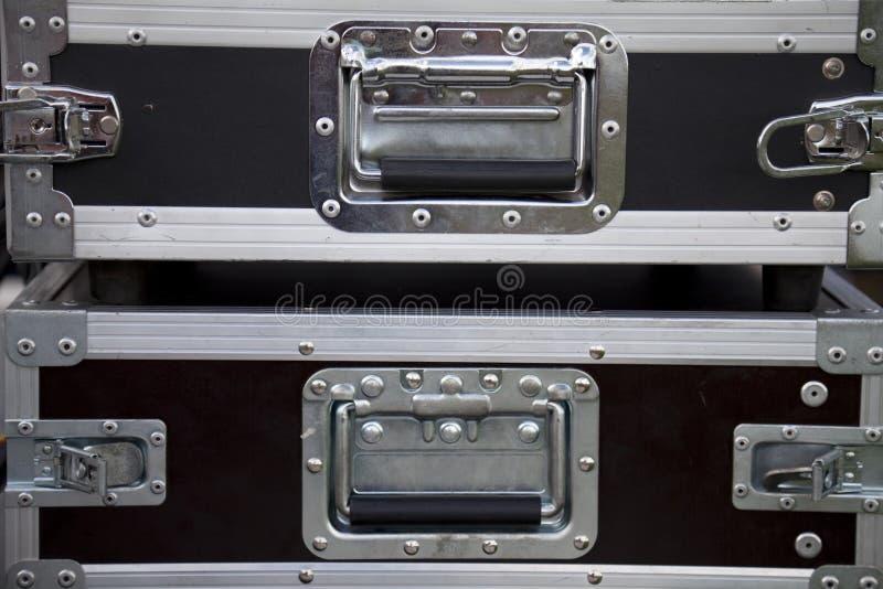 Steel cases stock photo. Image of storage, technology - 15119494