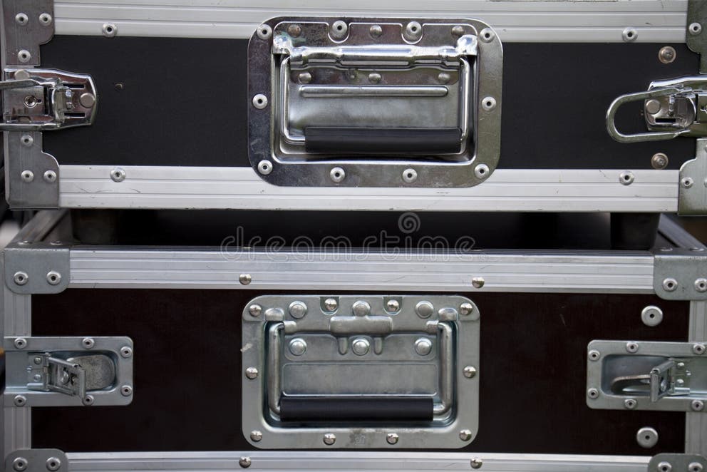 Steel cases stock photo. Image of storage, technology - 15119494