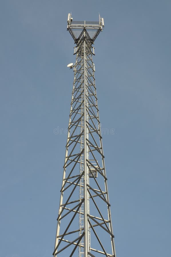 Steel cell mast stock photo. Image of construction, engineering - 22177432