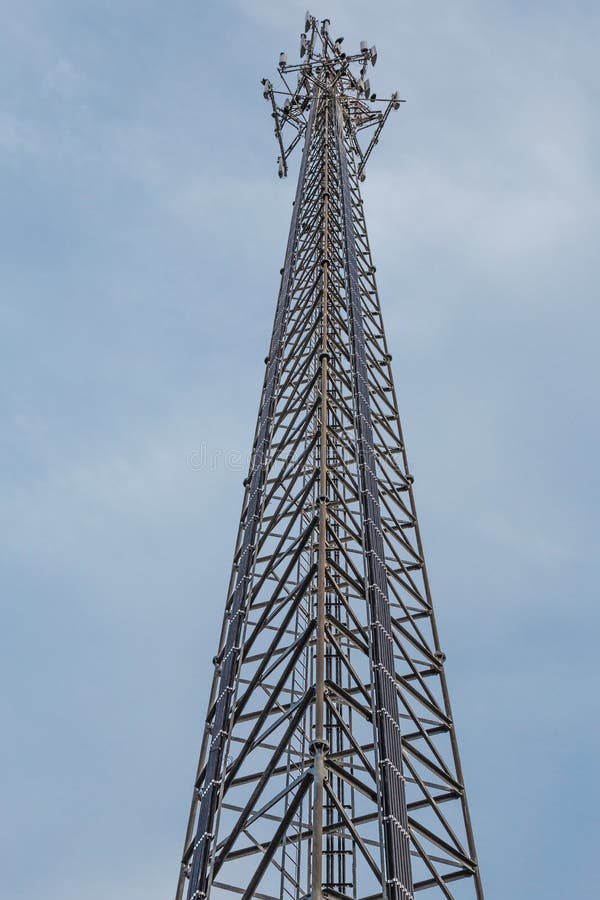 Cell Tower stock image. Image of mobile, tower, coverage - 961149