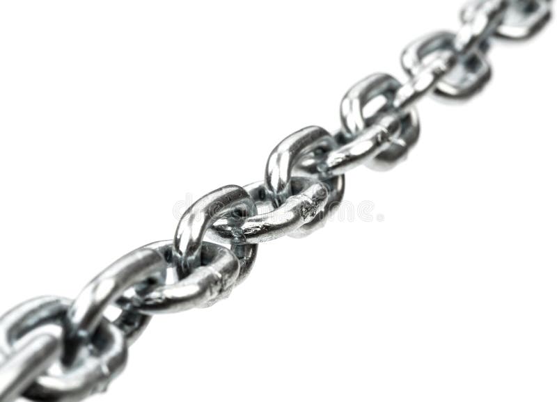 Steel chain on isolated stock photo. Image of team, metallic - 51677932