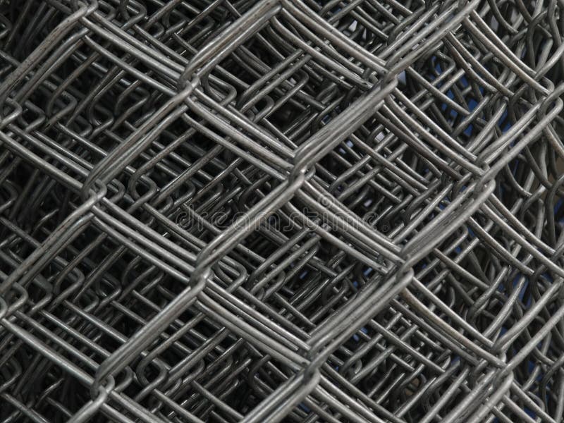 Steel Chain Link Fence Wire Mesh Texture and Pattern Stock Image ...
