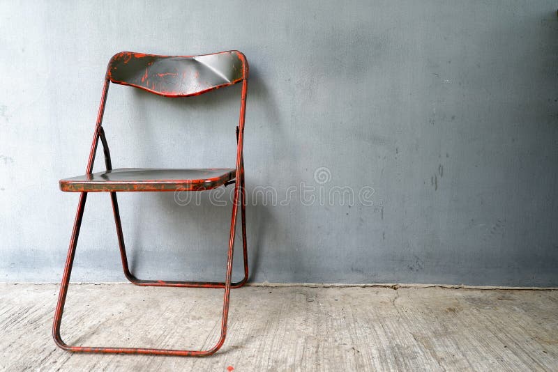 Steel chair. stock photo. Image of outdoor, decorating - 93931570