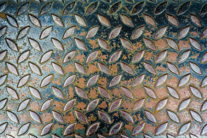 Steel Checkered , Rusted Metal Textures for Background Stock Image ...