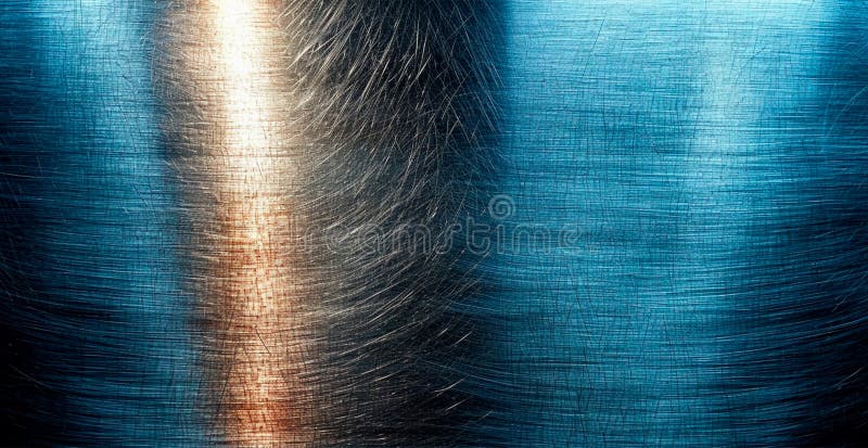 Steel Circular Shine on Metal Sheet, Panoramic Industrial Iron Texture ...