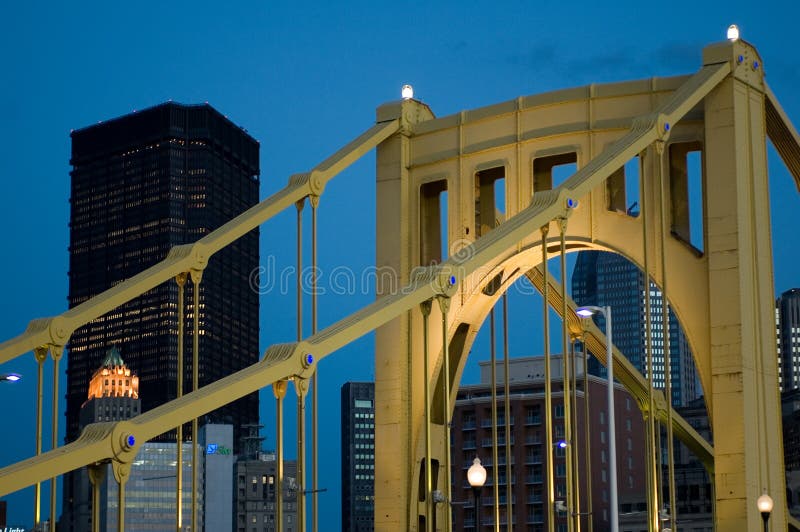Steel city bridge stock photo. Image of burgh, triangle - 825416