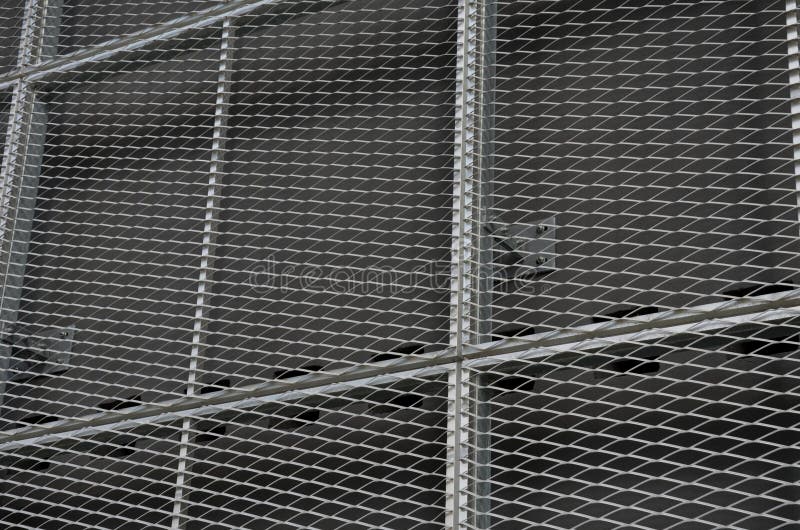 Steel Cladding of a Building with a Expanded Metal Lattice Structure ...