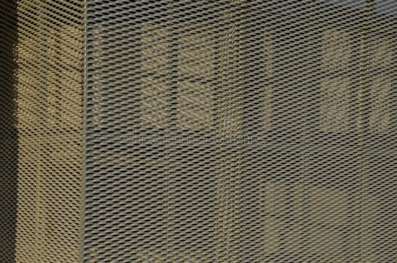 Steel Cladding of a Building with a Expanded Metal Lattice Structure ...