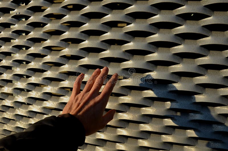 Steel Cladding of a Building with a Expanded Metal Lattice Structure ...