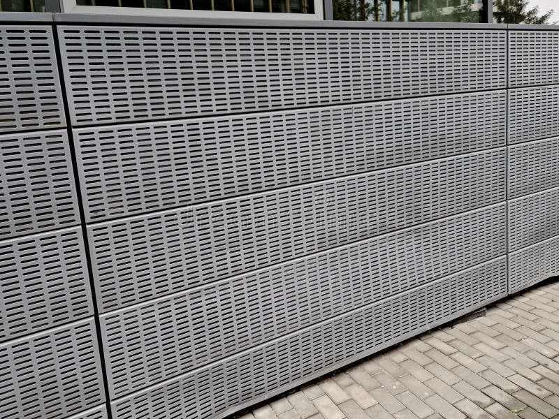 Concrete Slab with Square-shaped Holes in a Regular Grid. Stock Photo ...