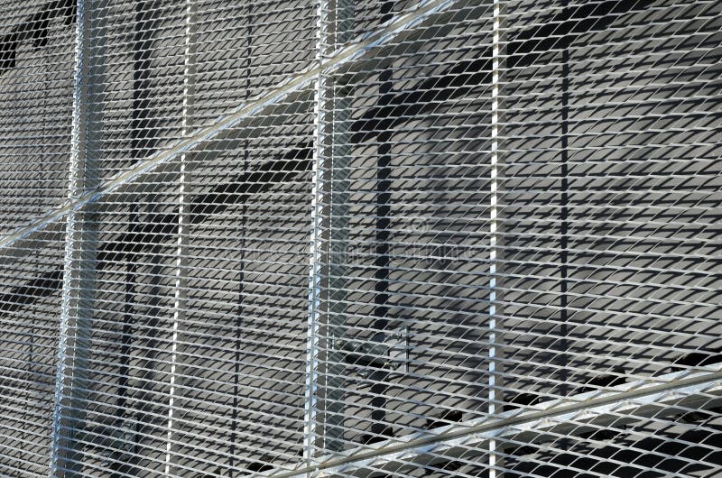 Steel Cladding of a Building with a Expanded Metal Lattice Structure ...