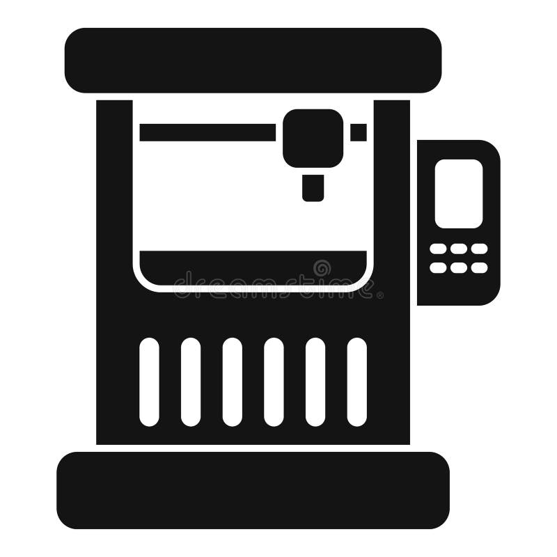 Steel Cnc Machine Icon Simple Vector. Complex Control Stock Vector ...