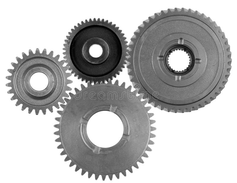 Steel cog gears stock image. Image of cogs, cogwheels - 179907551