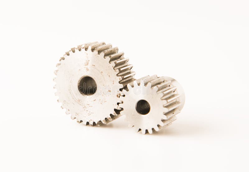 Steel Cogwheel stock photo. Image of equipment, industry - 28498786