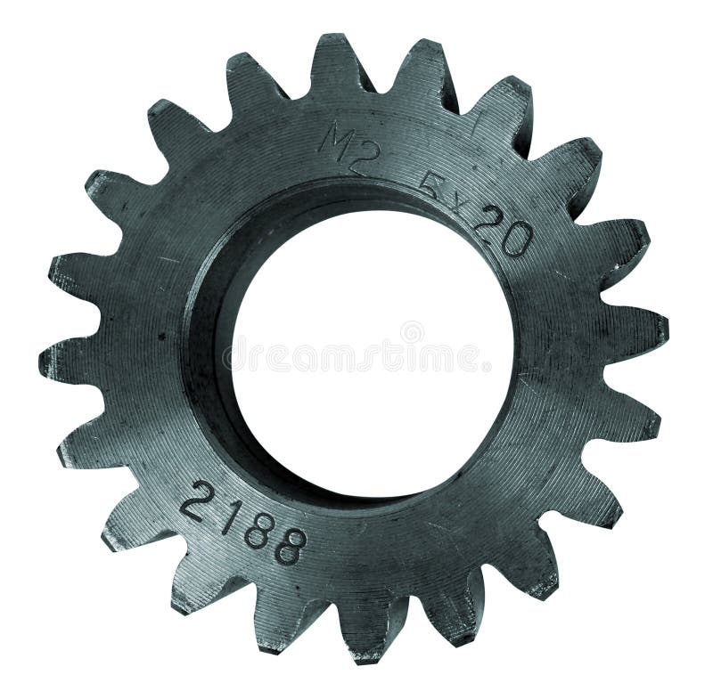 Cogwheel isolated stock image. Image of mechanism, cogwheel - 3773479