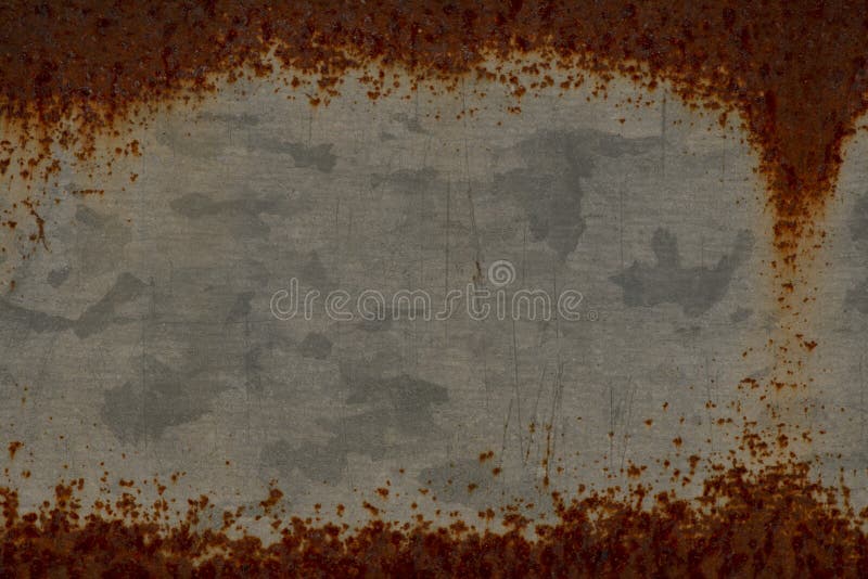 Steel Colored Rusty Stained Metal Wall Texture Pattern Stock Photo ...