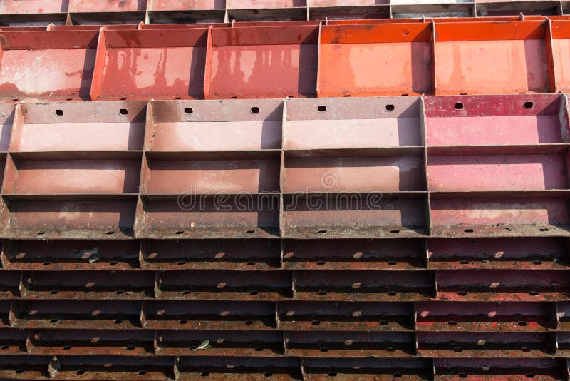 Steel columns stock photo. Image of equipment, rusty - 66889580