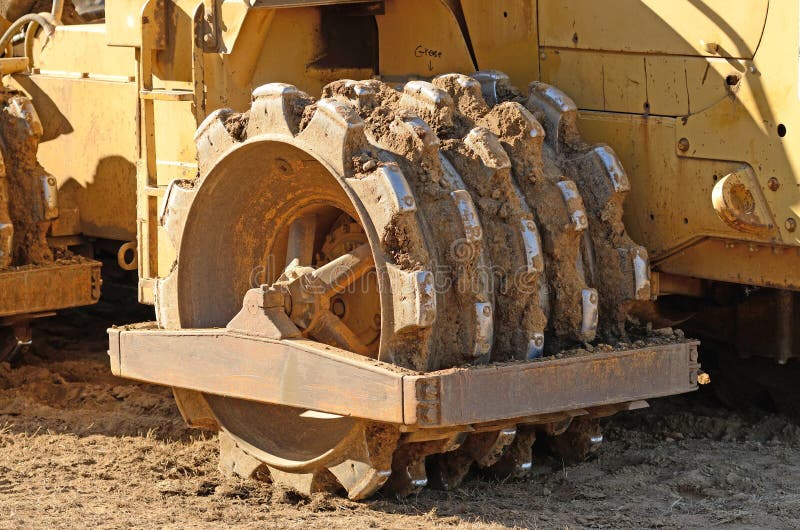 Steel Compactor stock image. Image of equipment, machinery - 57249935